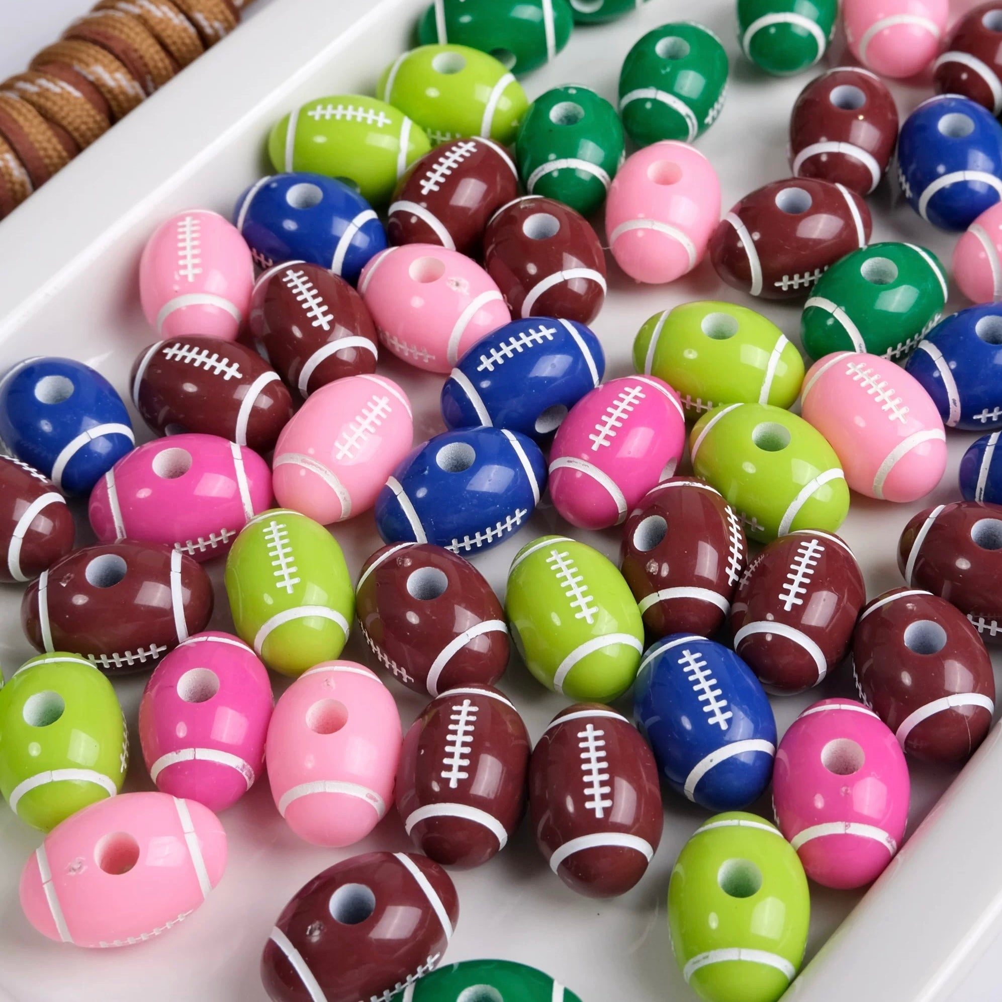 Rugby-Shaped Beads – CloudDIY
