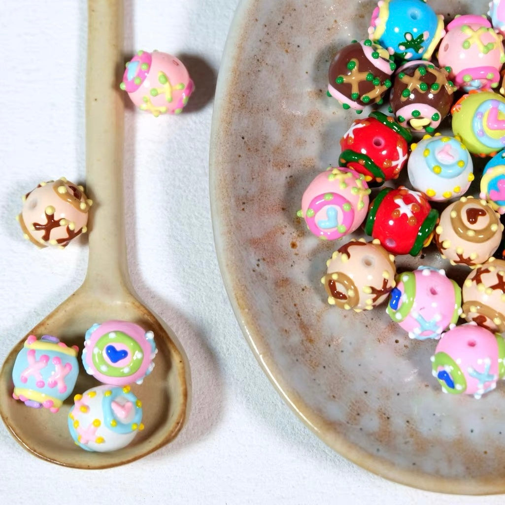 Hand-Painted Colored Love Beads – CloudDIY