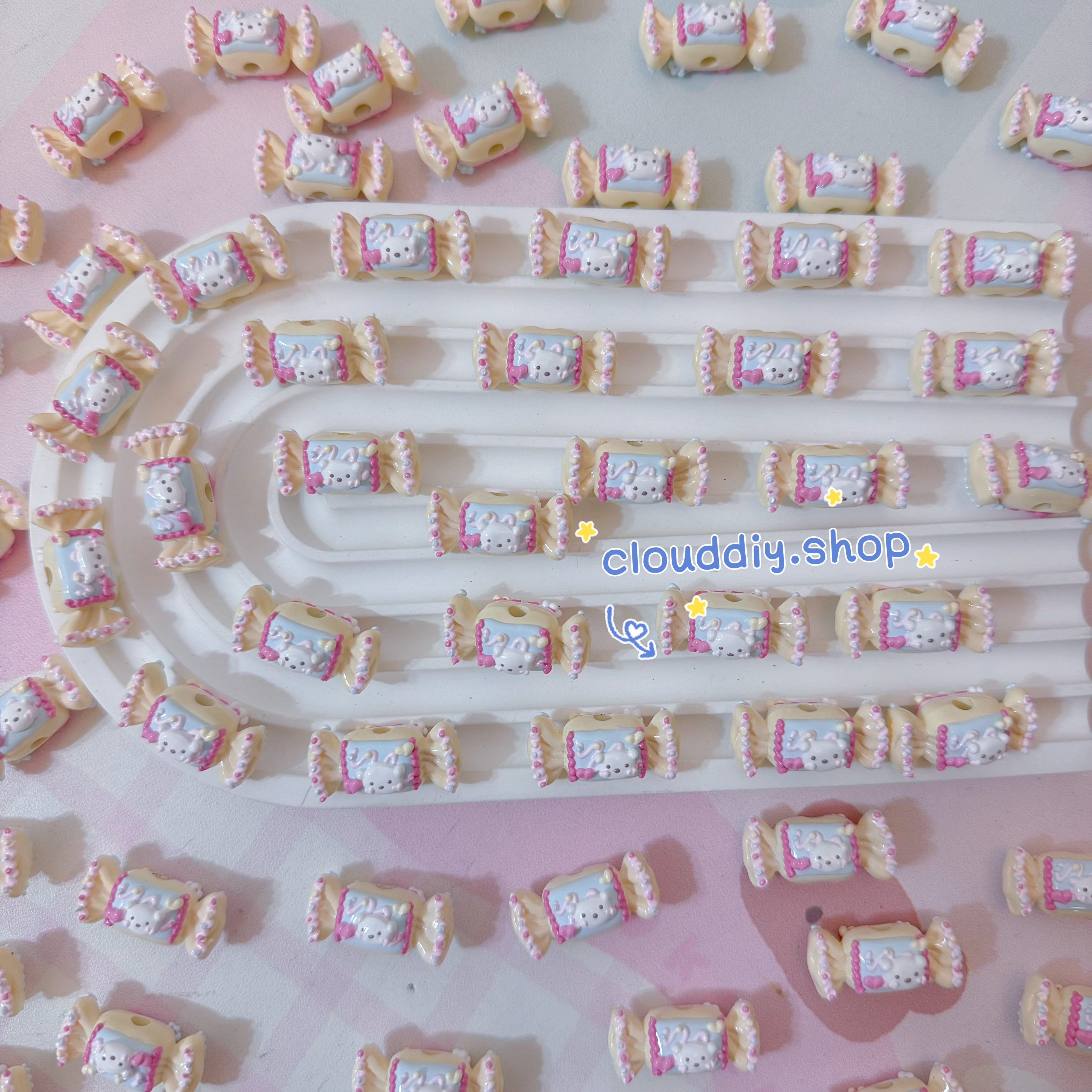 Hand-painted Candy Bead – CloudDIY